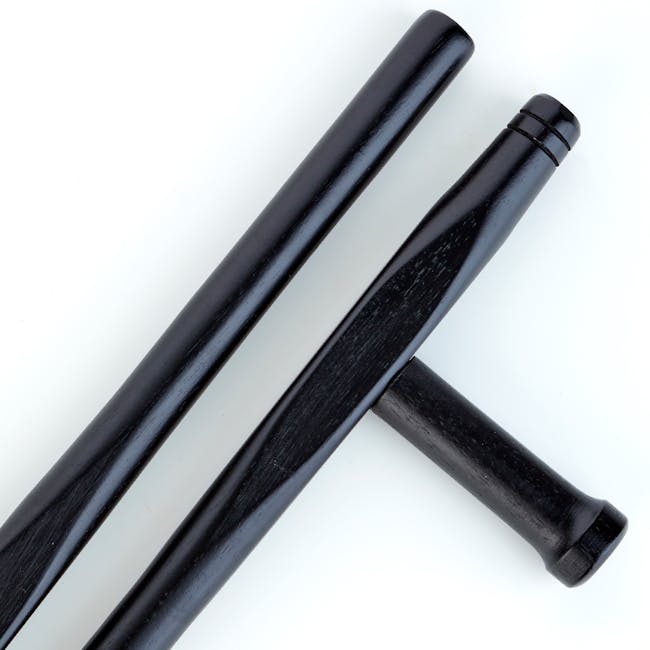 Blitz Wooden Black Oak Round Tonfa