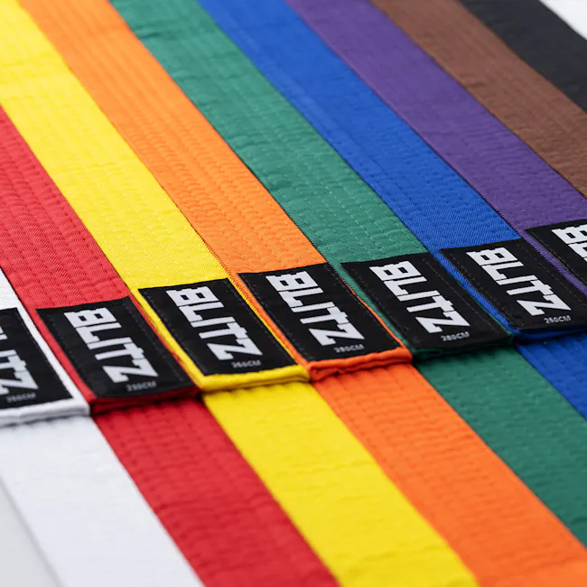 Karate Belt Blitz Sports Plain - Lightweight Rank Belt For Karate, Judo ...
